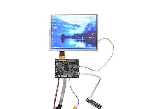 NJYTouch VGA AV LCD Controller Board with 10.4inch A104SN03 V1 800x600 60Pin LCD Screen