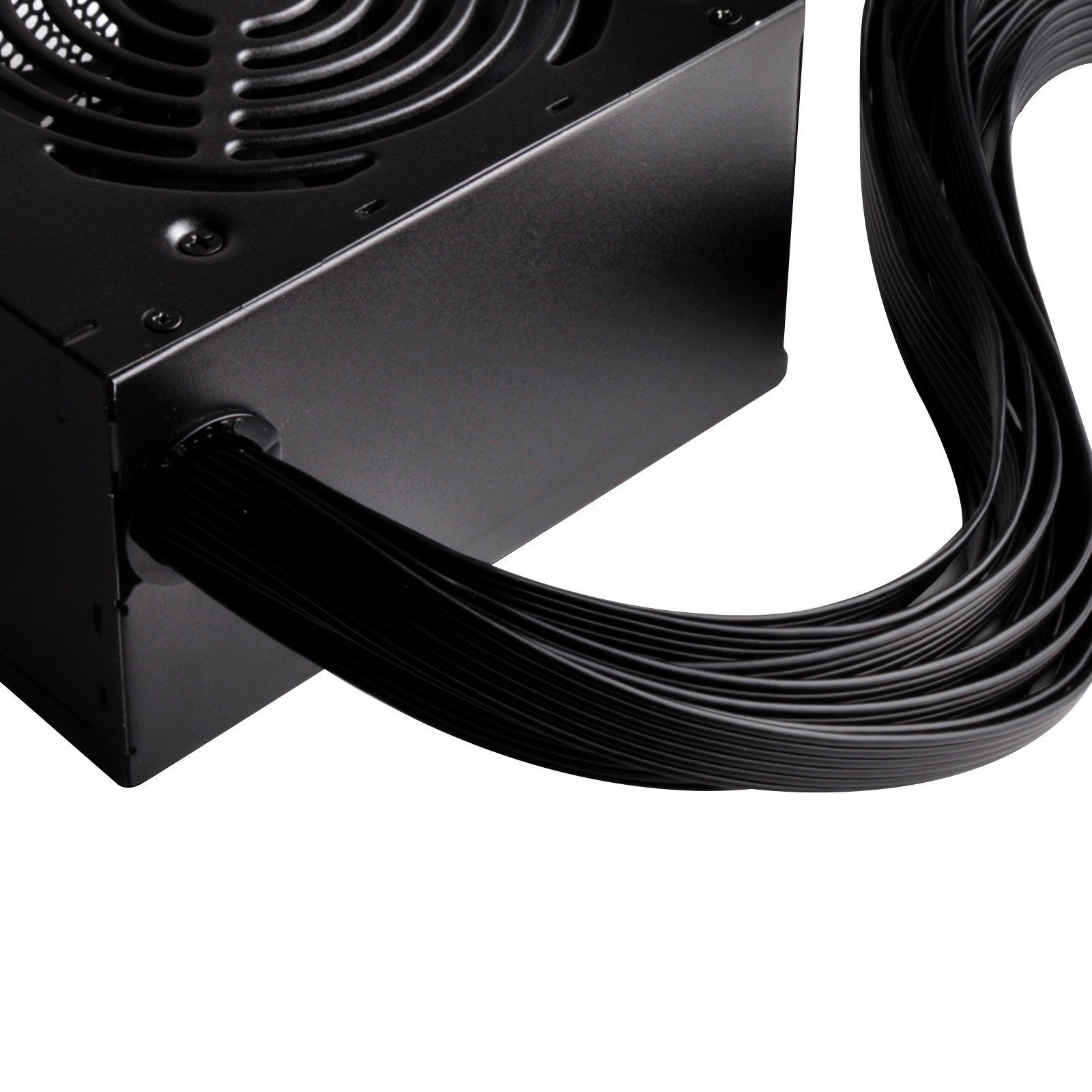 SilverStone Tek 750W 80 Plus Gold Fixed Cable Power Supply with Flat Black Cables and Quiet Fan Curve SST-ET750-G