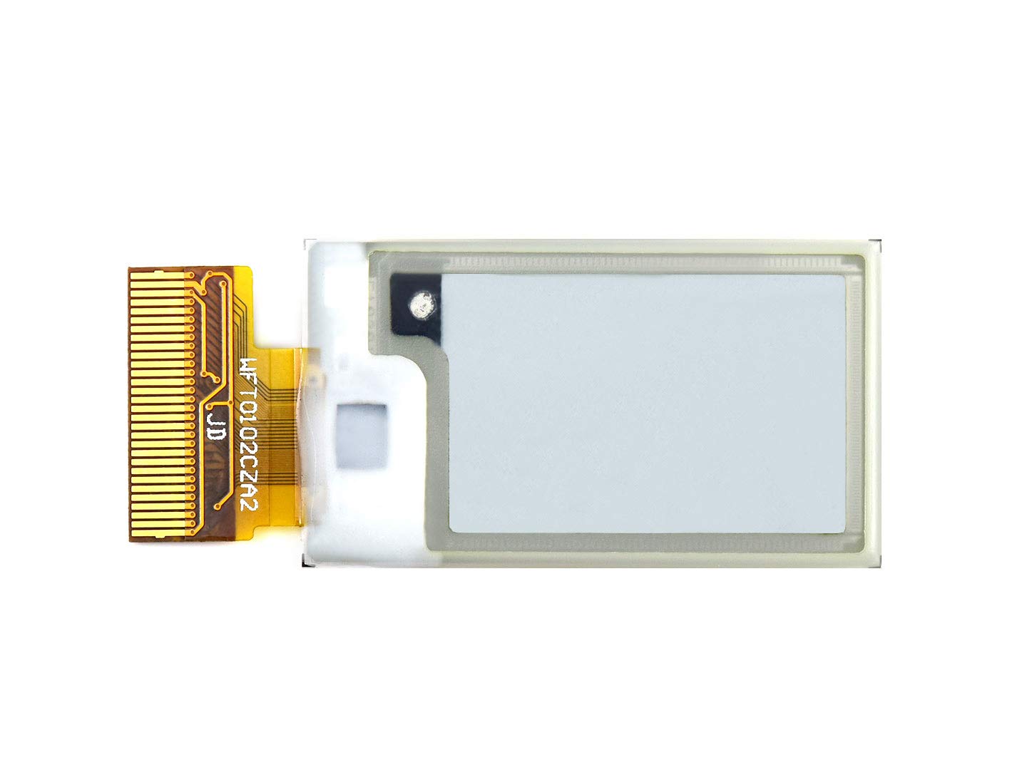 waveshare 1.02inch E-Ink Raw Display Compatible with Raspberry Pi 4B/3B+/3B/2B/B+/A+/Zero/Zero W/WH/Zero 2W Series Boards 128×80 Resolution with SPI Interface Without PCB Supports Partial Refresh