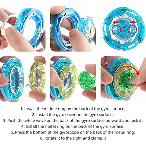 Battling Tops Burst Superking B-202 Gyro Toys for Kids with Launcher (B-202)