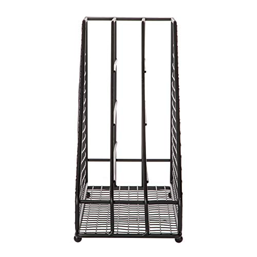 Home Zone Living Desk Document File Tray Organizer | Sort Workspace Office Supplies, Paper and Notebooks | Vertical Sorter (Black),File Sorter,3-Tier Vertical (Slim),CAD1048U