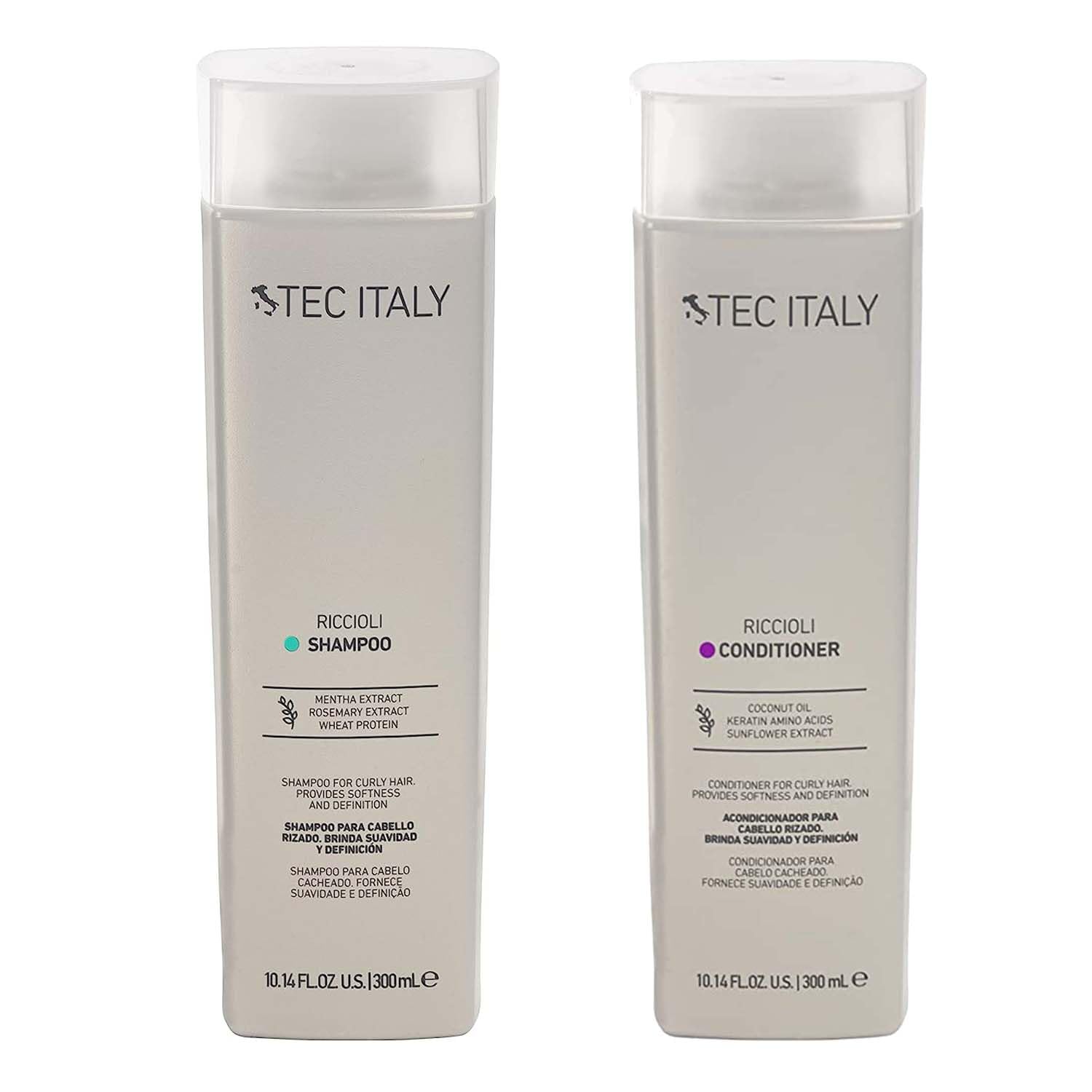Tec Italy Riccioli Curl Defining Shampoo & Conditioner Pack