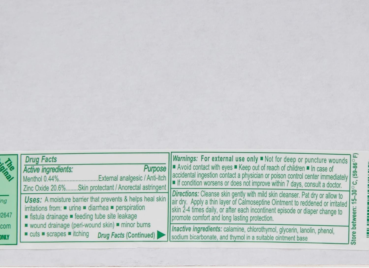 Calmoseptine Diaper Rash Ointment Jar - 2.5 Oz by Calmoseptine