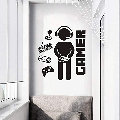 Game Decals for Boys Room, Creative Game Wall Sticker for Kids Room Boys Bedroom Playroom Wall Decor (Game Decal D)