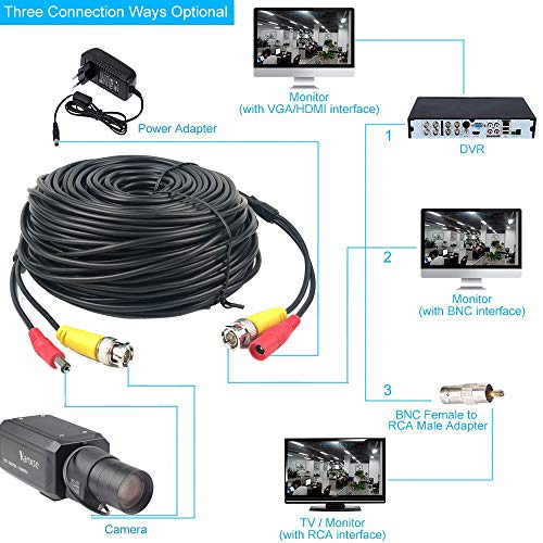 Vanxse CCTV 1/3 CCD HD 960H Auto Iris 1000tvl 6-60mm F1.6 Varifocal Lens Bullet Box Camera Surveillance Indoor/Outdoor Security Camera