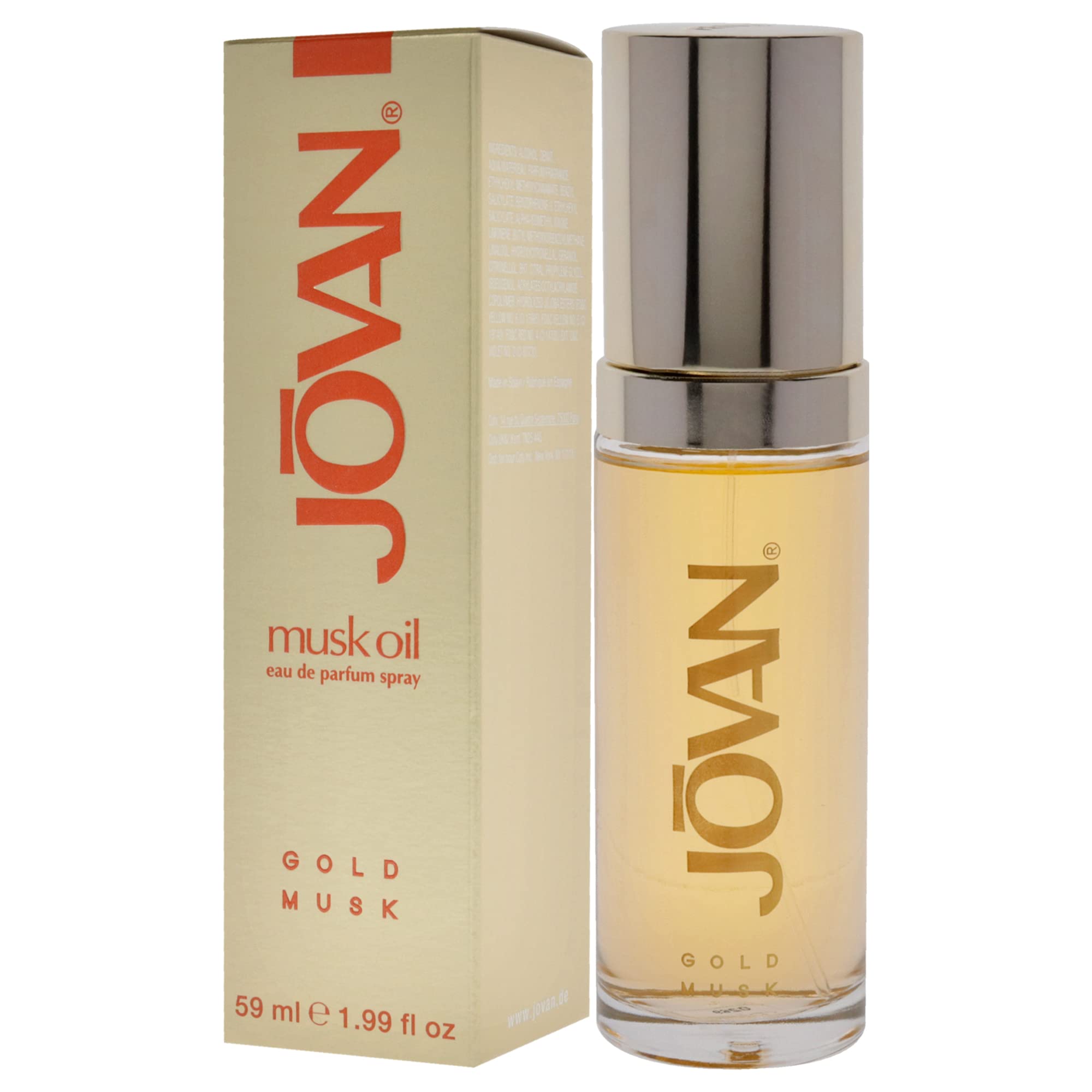 Jovan Jovan Musk Oil Gold EDP Spray Women 1.99 oz