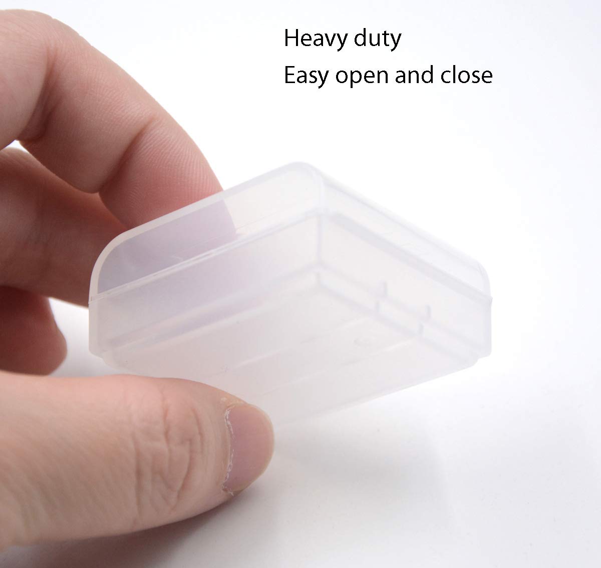 WAYLLSHINE Storage Case, Pack of 6 CR123A/16340 Battery Organizer, Environmental Protection Plastic Material, Portable, 6.0 Count