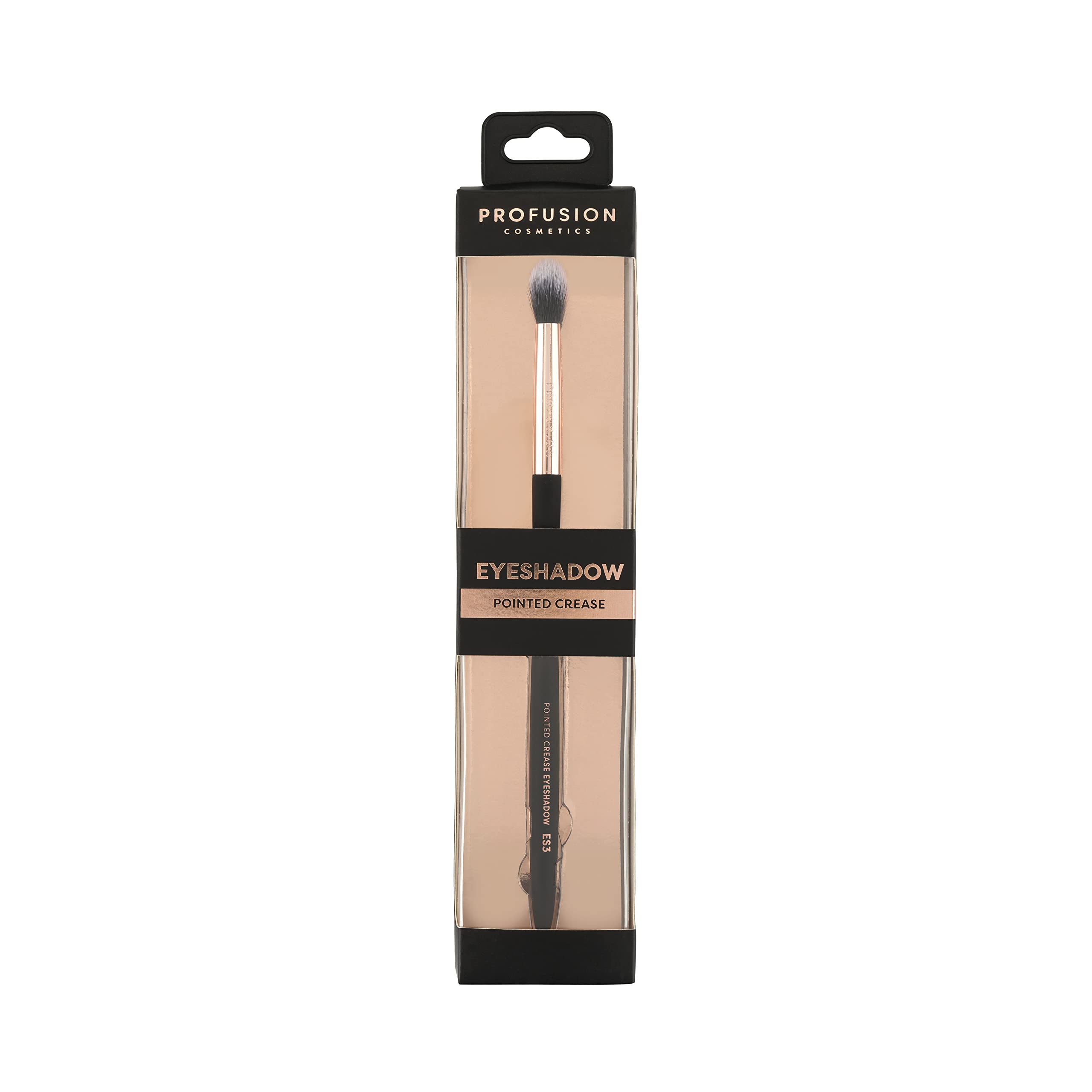 Profusion Cosmetics Pointed Crease Eyeshadow Brush Soft Synthetic Eyeshadow Blending For small Crease Eyebrow Long Lasting smudge Flawless Makeup Look
