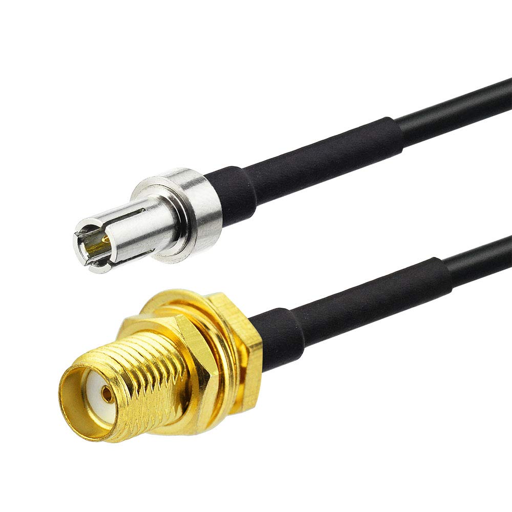 Superbat SMA to TS9 Cable (RG174 3ft) SMA Female to TS9 Male Adapter Cable 50 Ohm for 4g/5g Modems Router USB MiFi Hotspots MIMO Antenna Dongle 1pcs