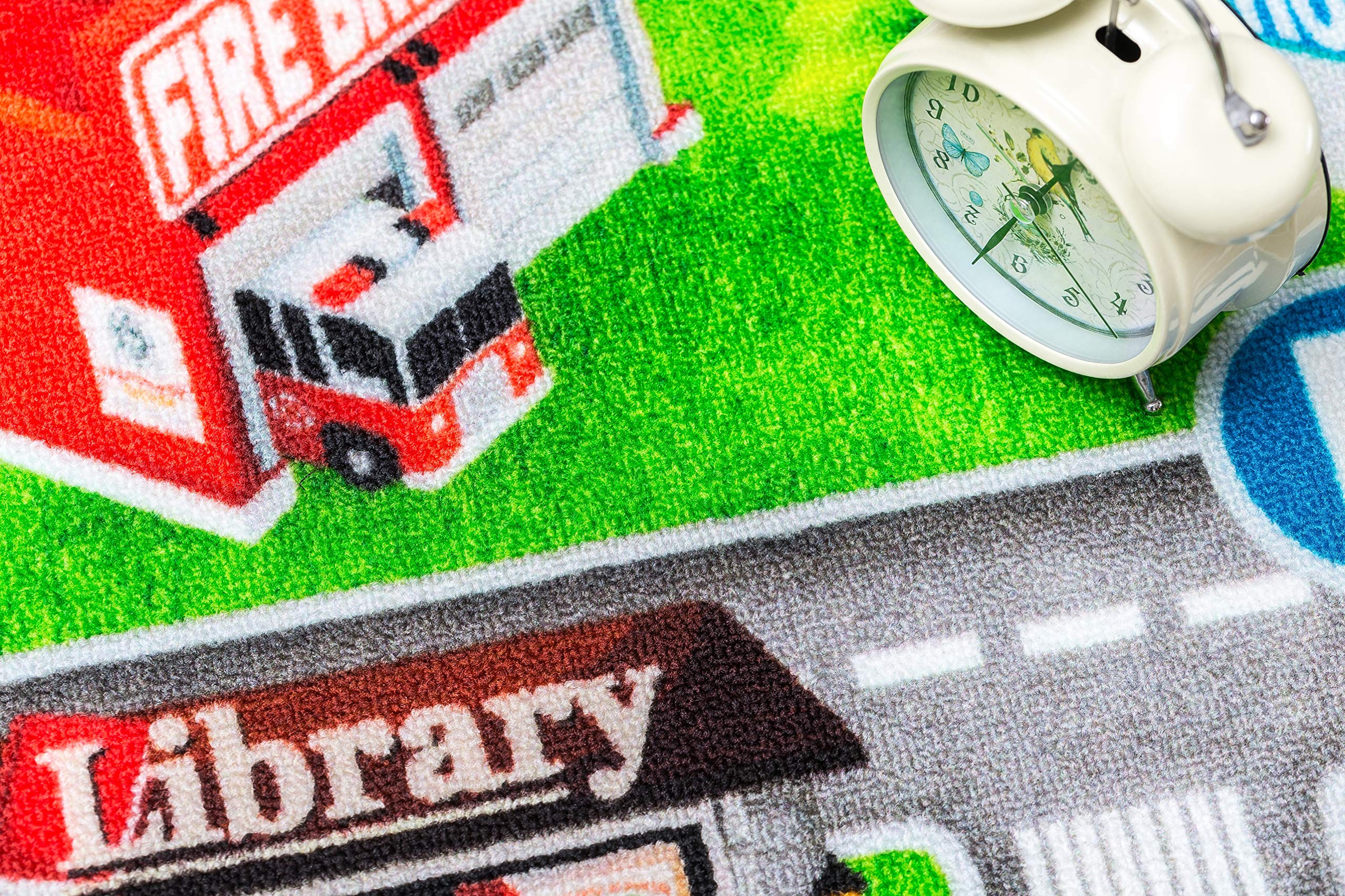 Furnish my Place 764 Transportation Rug | HD Modes of Transportation Children Educational | Classroom | Nursery Room Area Rug | Multicolor (3'3"x6'6")