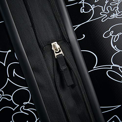 AMERICAN TOURISTER Disney Hardside Luggage With Spinner Wheels, Mickey Mouse Scribbler Multi-Face, 2-Piece Set (20/28)