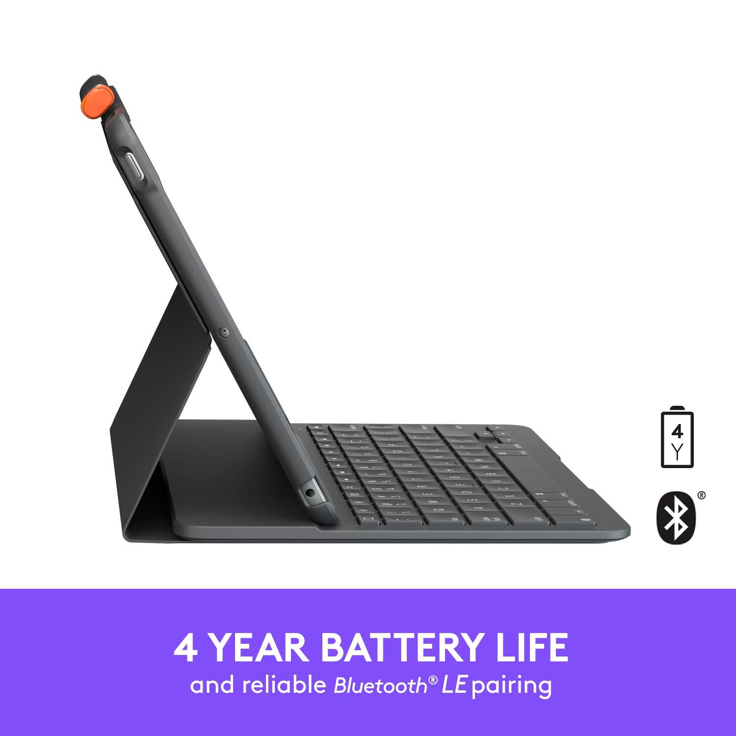Logitech iPad Air (3rd generation) Keyboard Case | Slim Folio with integrated wireless keyboard (Graphite)