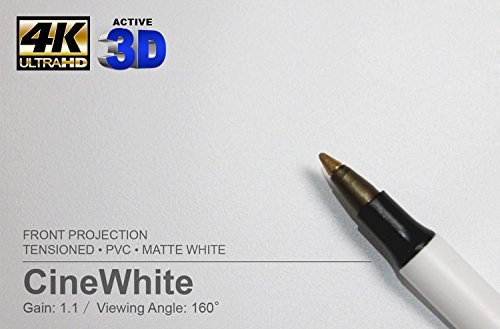 Elite Screens CineTension 2, 150-inch Diagonal 16:9, 4K/8K Tab-Tensioned Electric Drop Down Projection Projector Screen, TE150HW2-E20