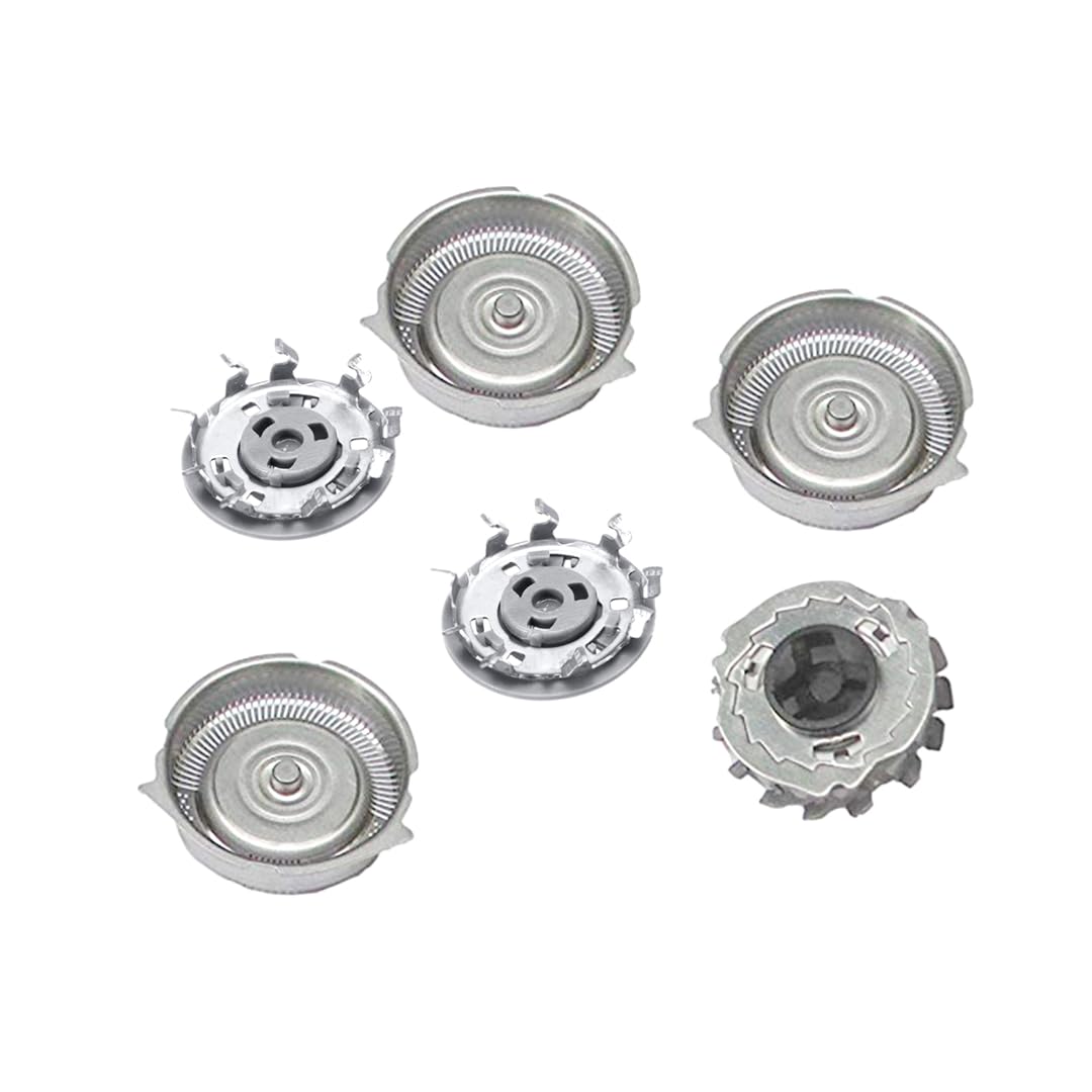 FLN SH50/52 Replacement Heads for Series 5000, Razor Blades Lift and Cut Sharp No Pulling Hair Shaver Heads Easy Install