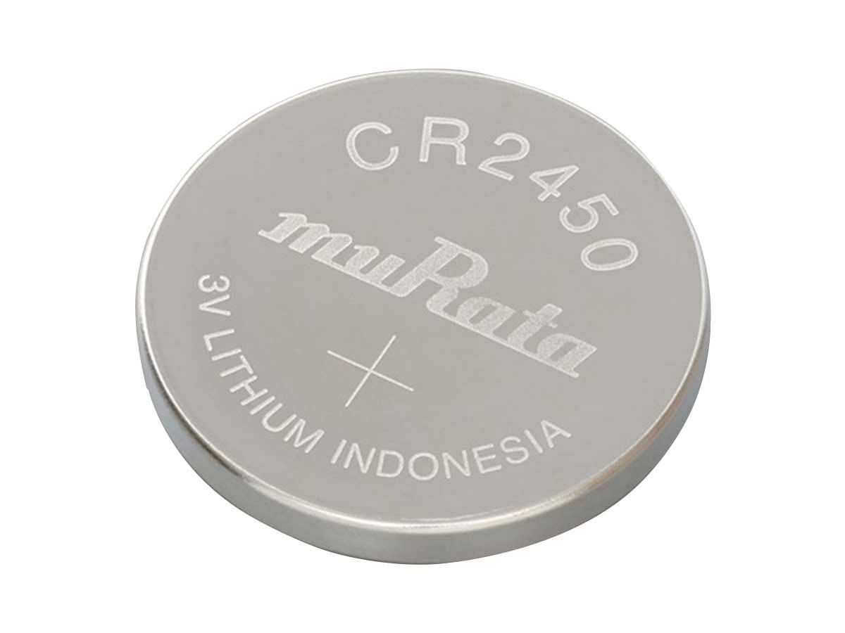 Murata CR2450 Battery DL2450 ECR2450 3V Lithium Coin Cell (25 Batteries)