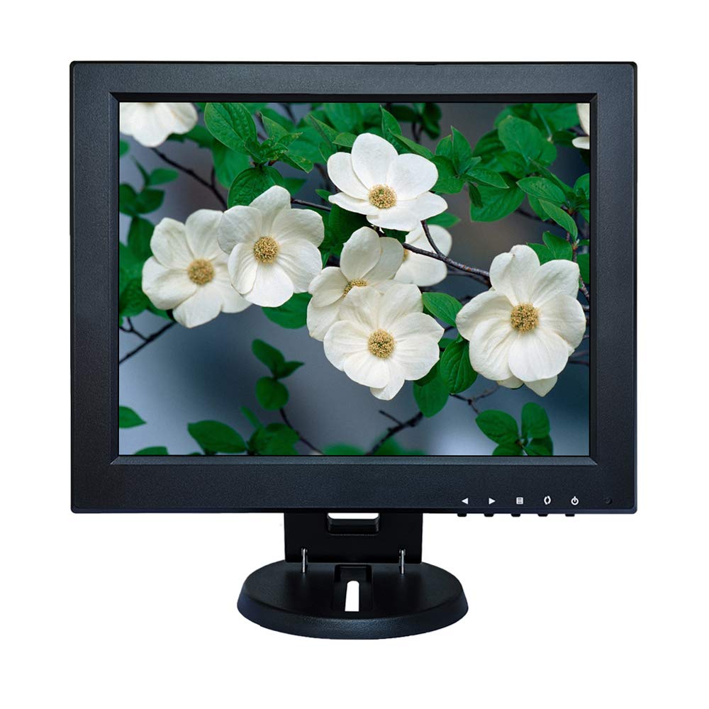 iChawk 12.1" inch Display 800x600 4:3 Positive Screen VGA VESA 75x75mm Portable Wall-mounted Base Desktop POS Ordering Machine PC Monitor LCD Screen Display For Industrial Medical Equipment W121PN-271