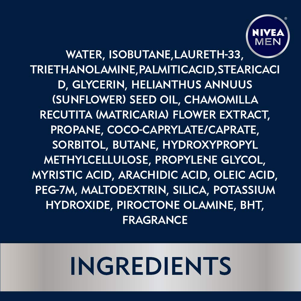 Nivea Men Sensitive Skin & Stubble Shave Foam - Beard Softener For Men - 7 Fl Oz. Can