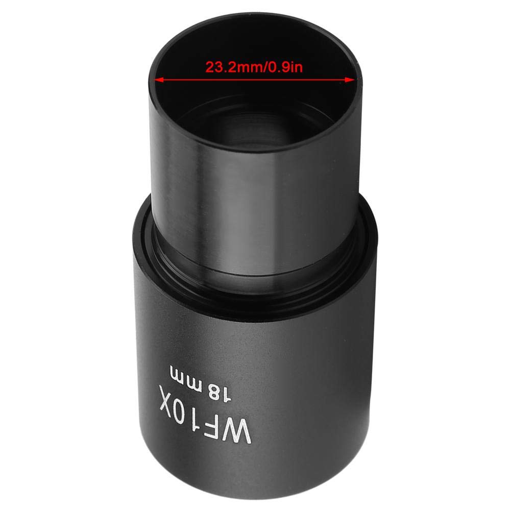 DM-WF001 10X Widefield Eyepiece,Microscope Eyepiece Lens,23.2mm Lens for Compound Biological Microscopes,Industry Microscope