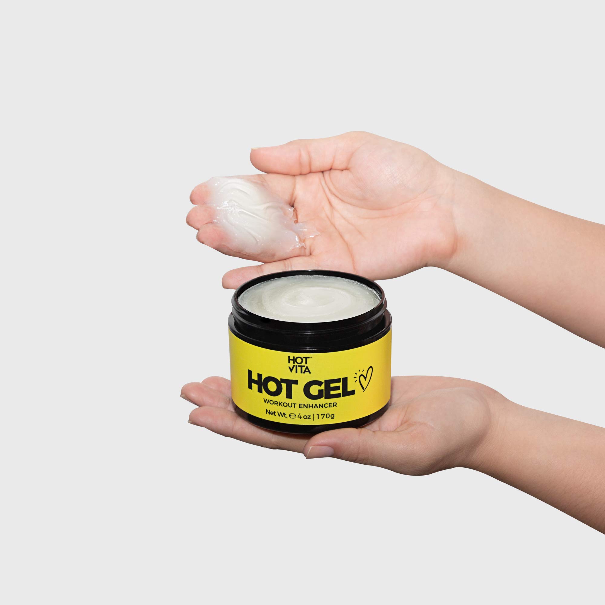 Hot Vita Hot Gel – Sweat Cream Workout Enhancer Belly Slimming Gel (4 oz)