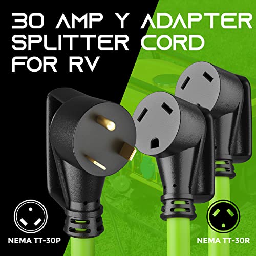 30A Y Splitter and 30A Surge Protector