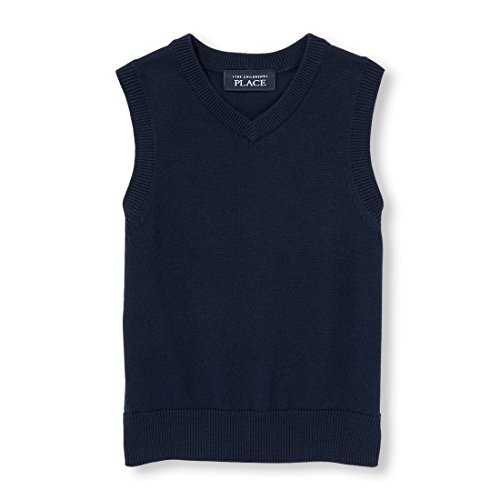 The Children's Place Baby Boy's Oxford Dressy Vest Suit, Tidal, 18-24MONTH