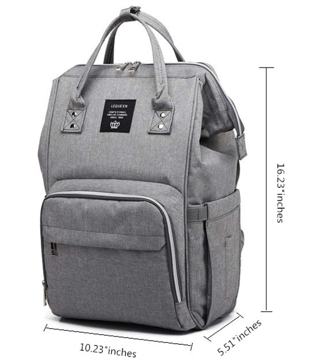 Diaper Bag Backpack, Large Baby Diaper Backpack Travel Diaper Bags with USB Charging Port