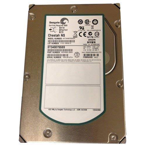 ST3400755SS Seagate Cheetah 400gb 10000rpm Sas-300 16mb Cache 3.5inch (Certified Refurbished)