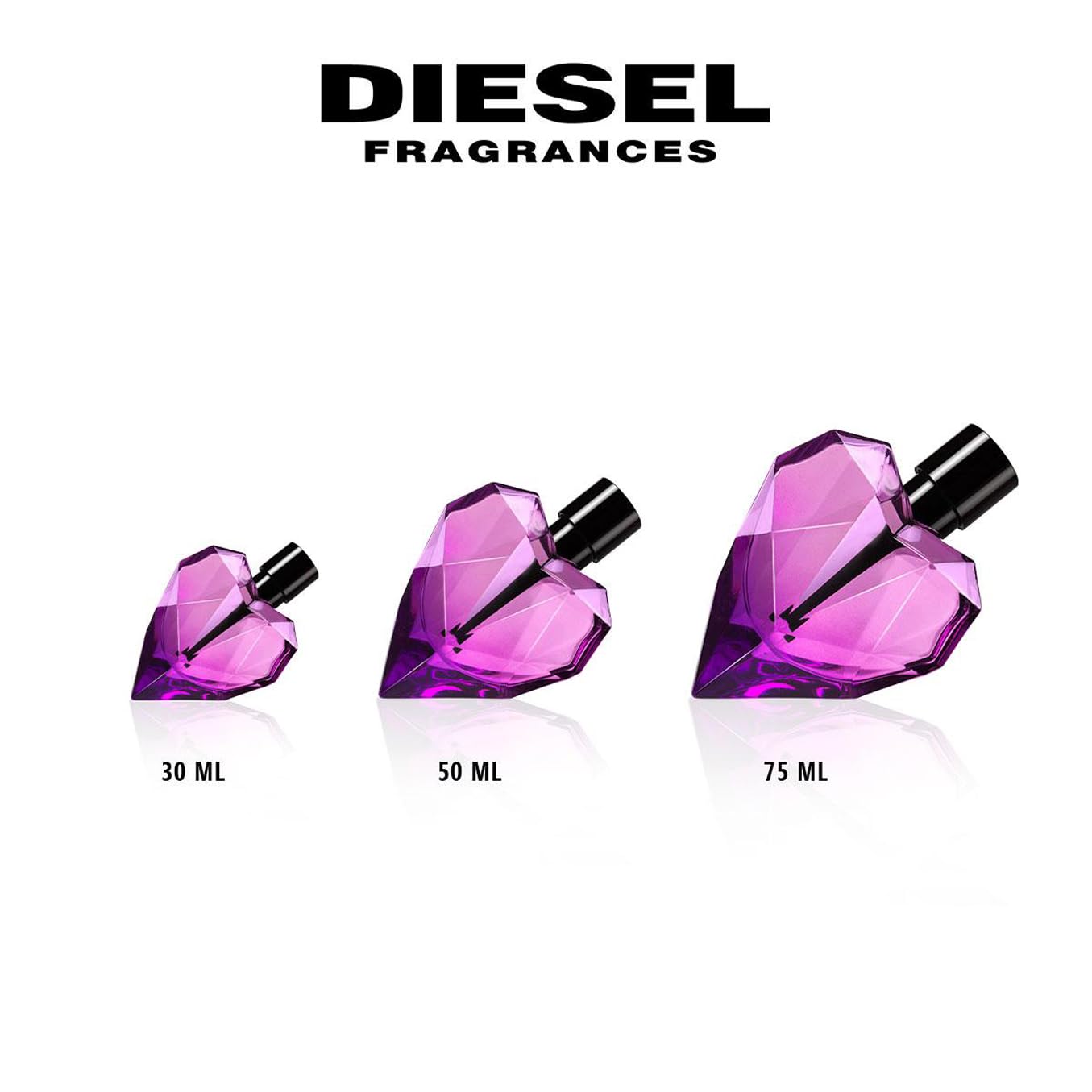 Diesel Loverdose Eau De Parfum Spray Perfume For Women, 2.5 Fl. Oz.