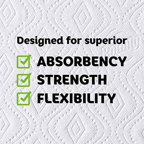 Bounty Select-A-Size Paper Towels, White, 6 Double Rolls = 12 Regular Rolls