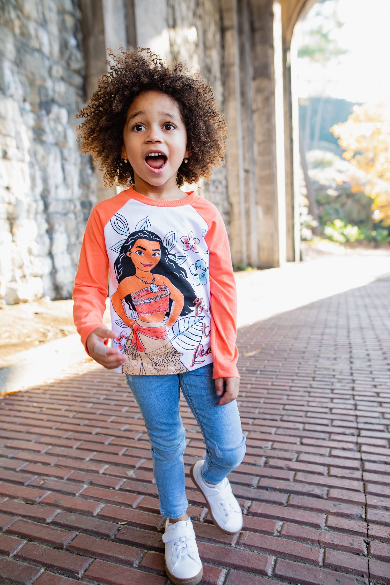 Disney Moana Infant Baby Girls 2 Pack T-Shirts White/Blue 18 Months