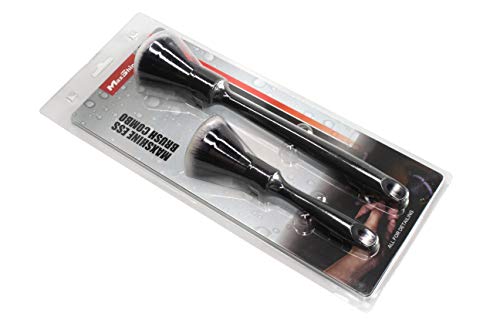 Maxshine Ever So Soft (ESS) Detailing Brush Set (Long, Short) β Excellent Elastic Memory, Bend Recovery, Quality Rubber Handle, Gently Removing Dirt & Dust, No Scratches