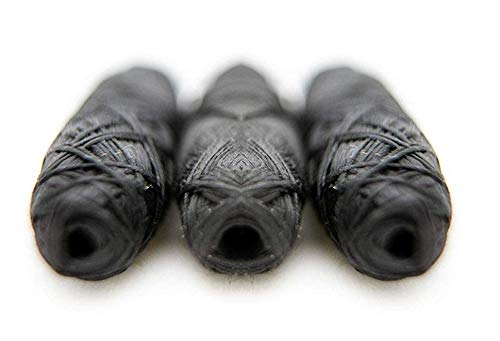Organic Vegan Bamboo Charcoal Dental Floss X 3 Refill Pack by LILU | with Tea Tree and Peppermint Essential Oils | 3 X 100ft 33m Naturally Waxed | Eco-Friendly Zero Waste