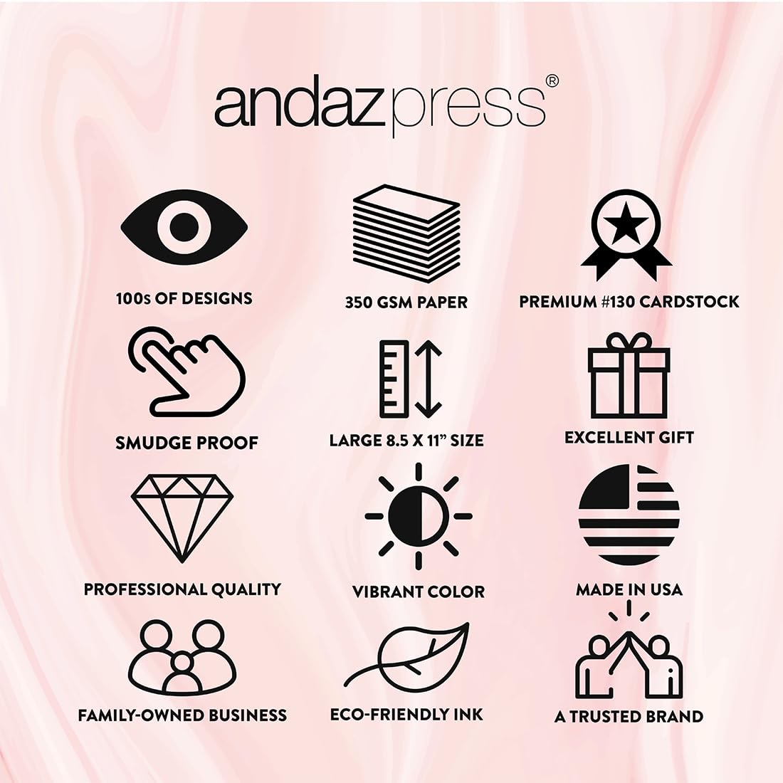 Andaz Press Funny Jumbo Birthday Card With Envelope 8.5 x 11 inch, Greeting Card, Trump Best Birthday, Yuge