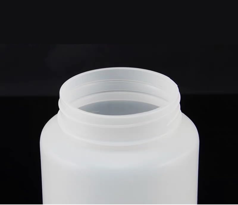 LEPEVNEY 1000ml/34oz Plastic Bottles Lab Chemical Reagent Bottle - Wide Mouth, Secure Sample Sealing, Liquid Storage Container 2 Pcs