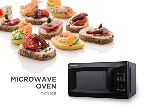 Emerson 0.7 CU. FT. 700 Watt, Touch Control, Black Microwave Oven, MW7302B