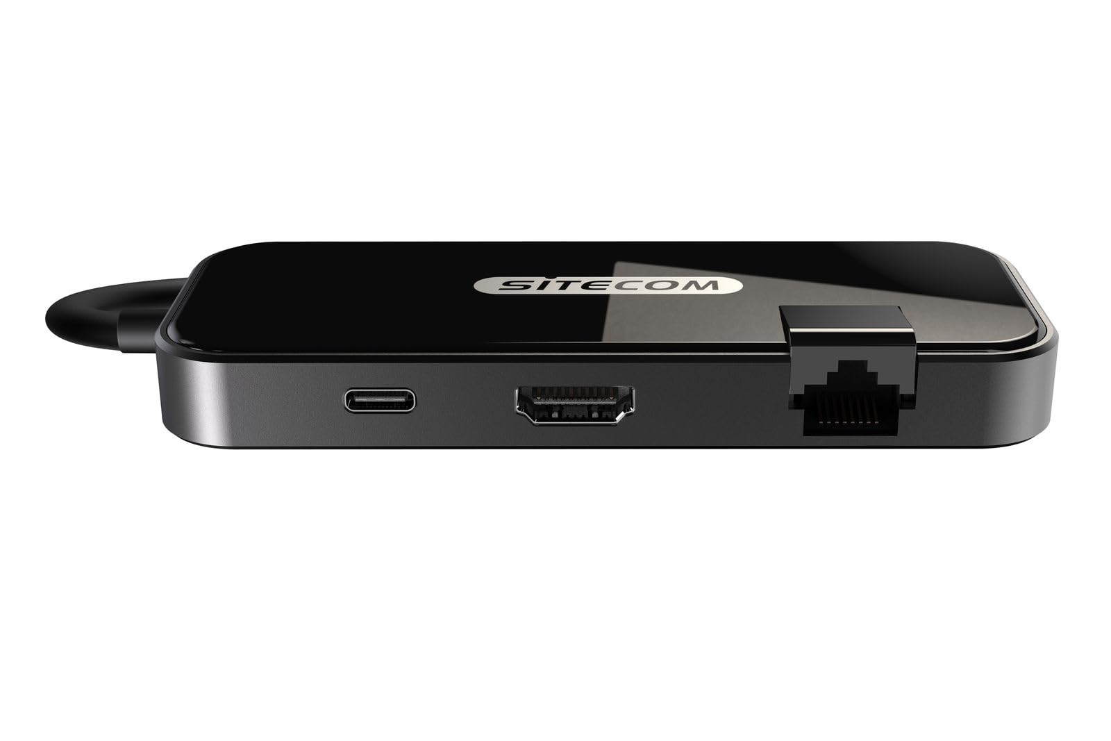 Sitecom CN-394 USB-C Adapter | USB-C to 1x HDMI + 1x Gigabit LAN Adapter + 2X USB 3.1 + 1x USB-C - with USB-C Power Delivery 100W