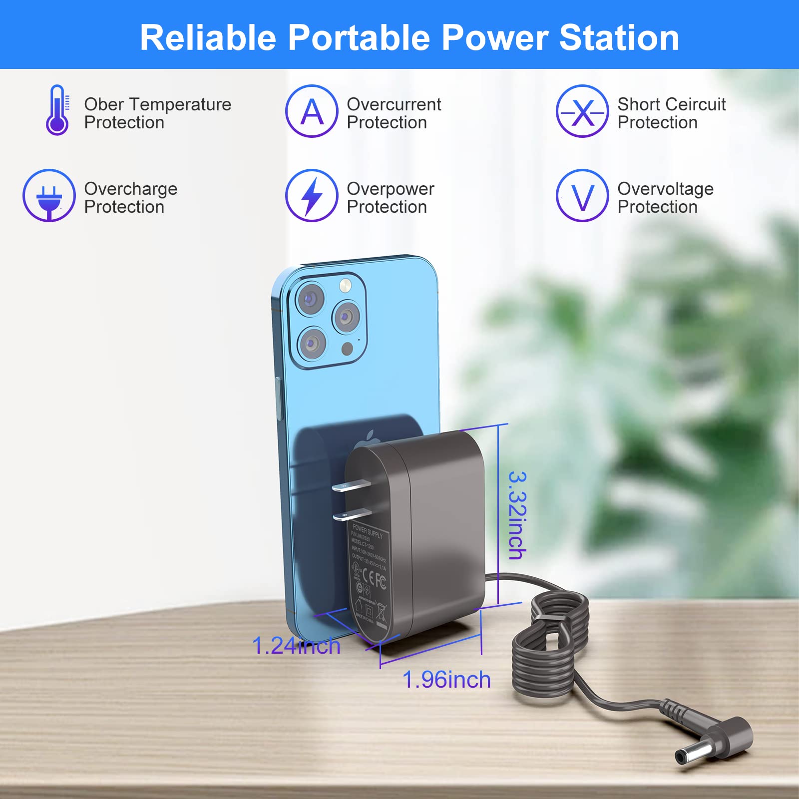 30.45V1.1A for Dyson Charger V10 V11 V12 V15 S11 SV12 SV14 SV16 SV20 SV22 Absolute Animal Motorhead Cordless Vacuum Power Supply