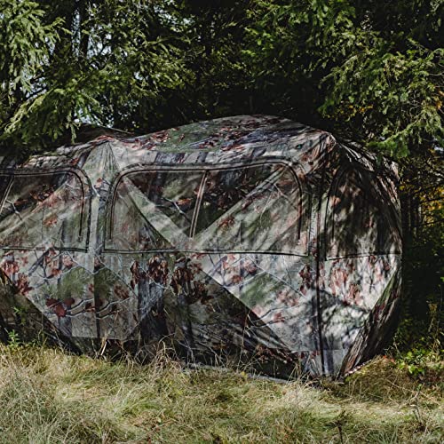 Barronett Blinds BE650BW Beast Pop Up Portable 6 Person Hunting Blind, Bloodtrail Backwoods Camo