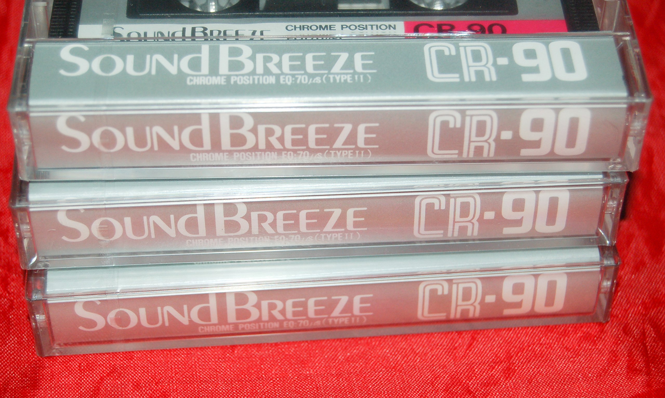 SNC Sound Breeze CR90 Blank Audio Cassette Collectible Rare New Soda Nikka
