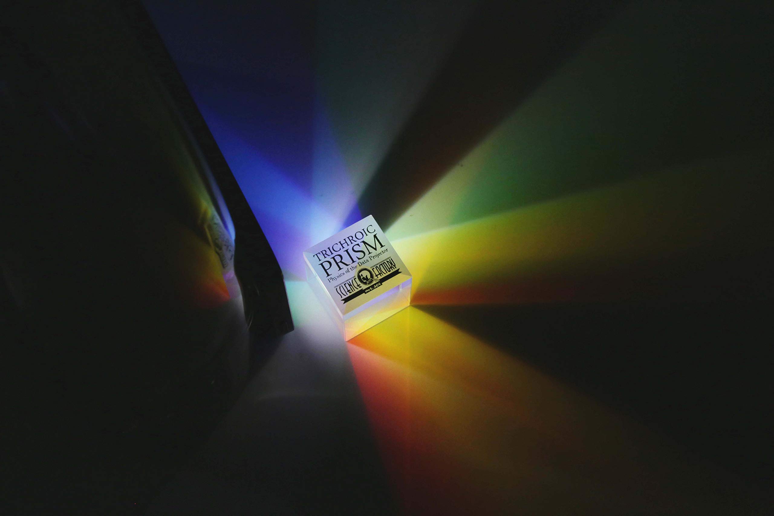 Mr. Sci Science Factory 25mm X-Cube Trichroic Prism and Storage Bag