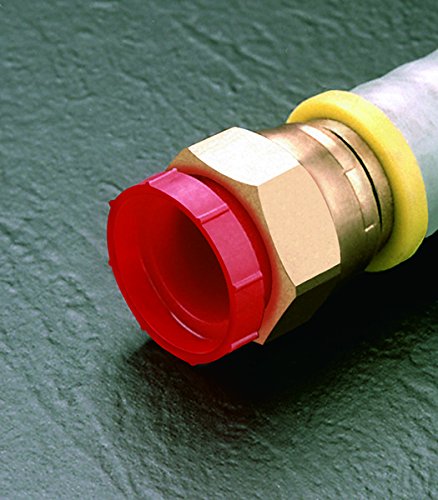 Caplugs 99394705 Plastic Threaded Plug for Flared JIC Fittings. PD-160, PE-LD, to Plug Thread Size 1-5/16-12", Red (Pack of 40)