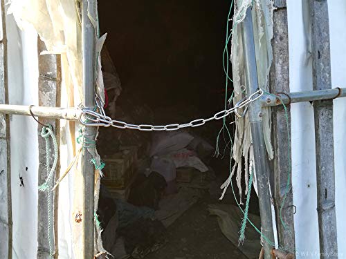 Will's Family Store 20 inch Stainless Steel Barn Chain with Carabiner for Livestock Gate Latch 2 Pack