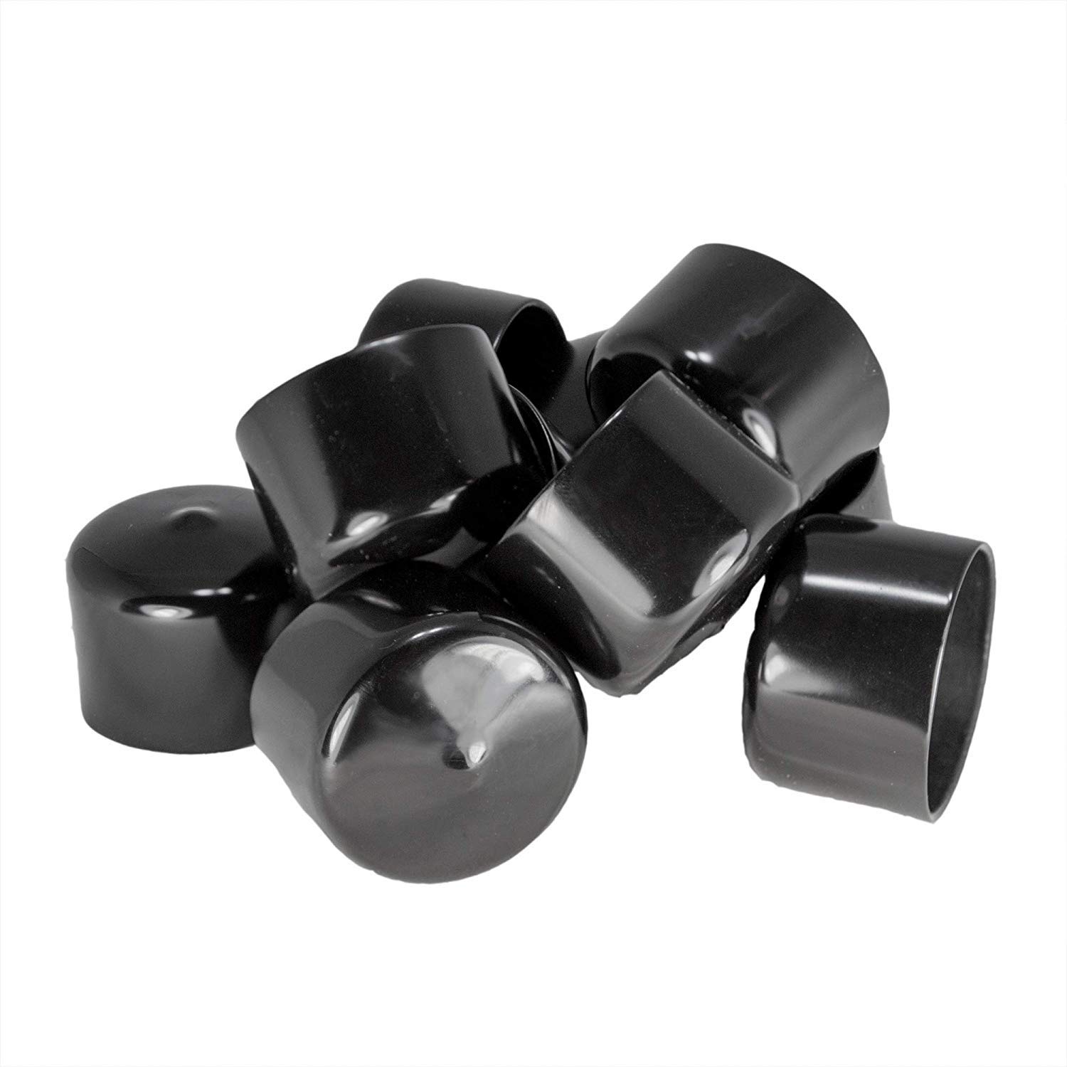 SBDs (LOT 40) Vinyl End Caps by CAPLUGS | Genuine VC Series Large 1" to 2" (Sizes 5 x 8 Each) 1", 1-1/4", 1-1/2", 1-3/4", 2". Cover for Pipe Plastic Tubing Bolt Screw Rubber Thread Protector.