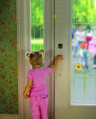 Cardinal Gates Door Guardian - Door Lock Security & Door Reinforcement for Inward Swinging Doors - Child Safety Locks for Doors - White