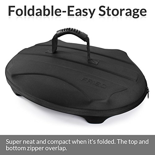 FRiEQ 23-Inch Large Hard Cover Pet Carrier - Pet Travel Kennel for Cats, Small Dogs & Rabbits