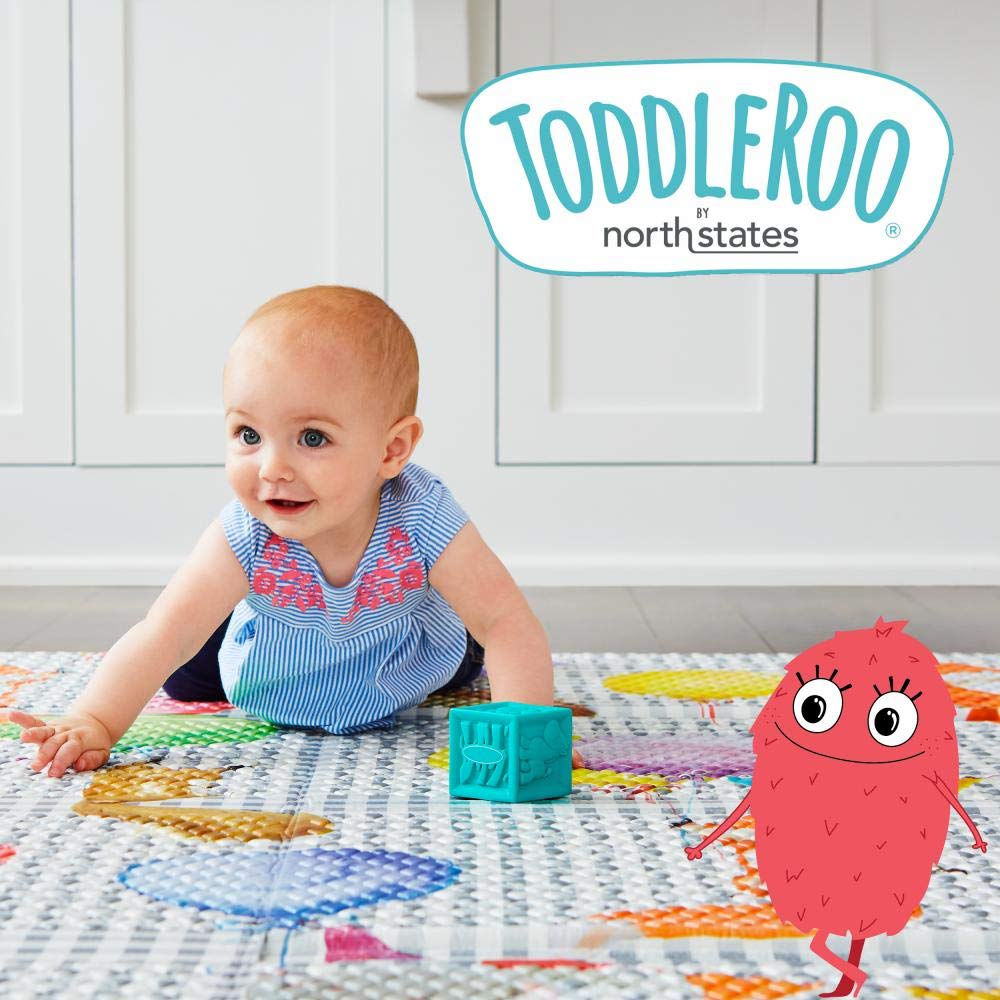 Toddleroo by North States Sliding Outlet Covers | Automatic self-Closing Design | Installs Over Any Standard Sized Home outlets | Baby proofing with Confidence (4-Pack, Soft White)