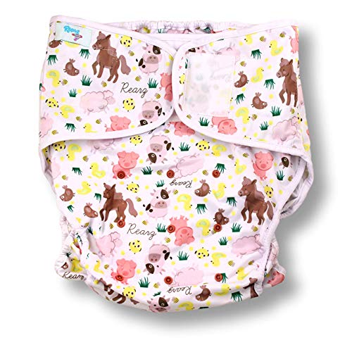 Rearz - Barnyard - Adult Diaper Cover/Wrap White