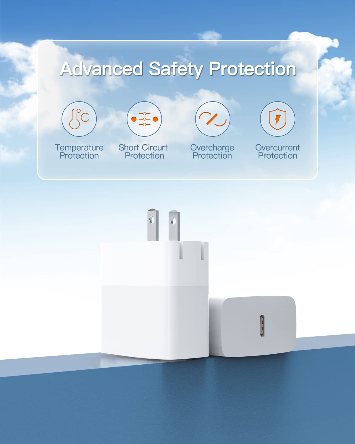 30W Charger for MacBook Air Laptop, iPad Air 4th Generation Tablet with USB C to C Charging Cable