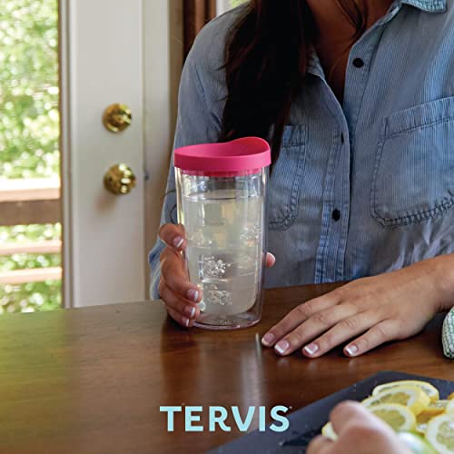 Tervis Made in USA Double Walled 30A Beach Happy Insulated Tumbler Cup Keeps Drinks Cold & Hot, 16oz, Contour