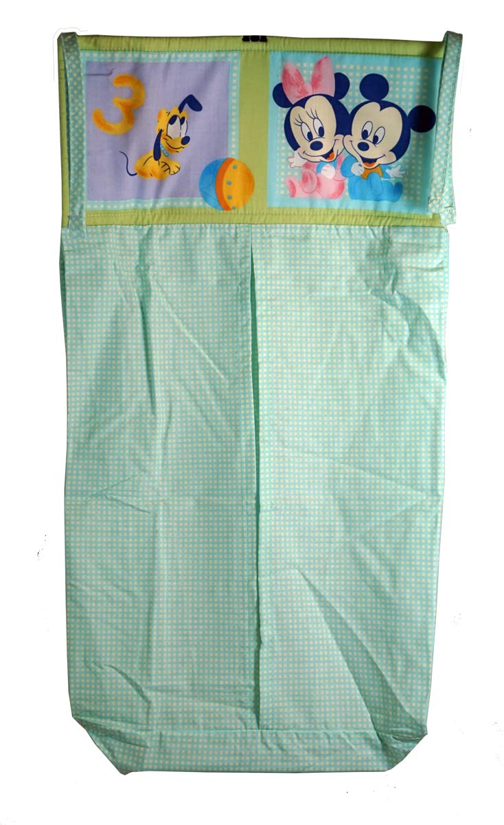 Disney Baby 3-piece Acessory Set: Flannel Receiving Blanket, Crib Dust Ruffel & Diaper Stacker